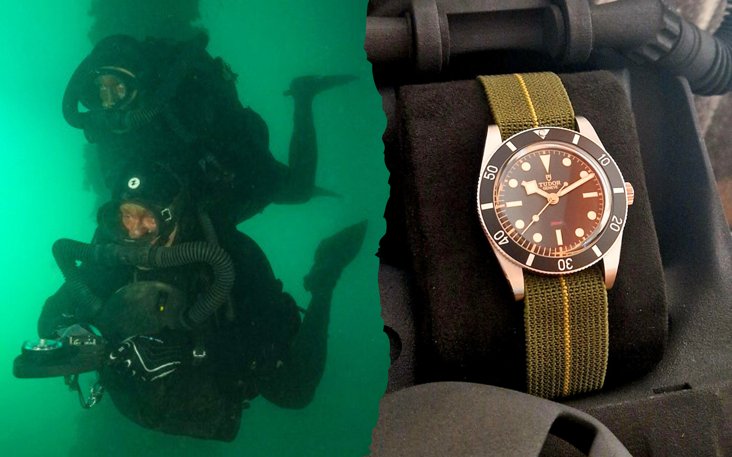 The Commando Hubert Tudor Black Bay 54 & The Heritage Commando Strap ...