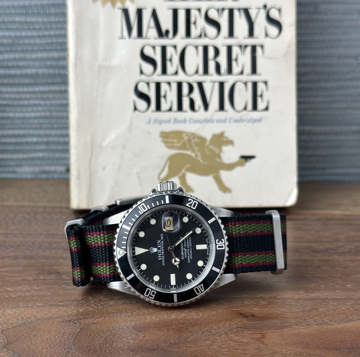 007 Bond Nylon Strap- Five Eye – WOE