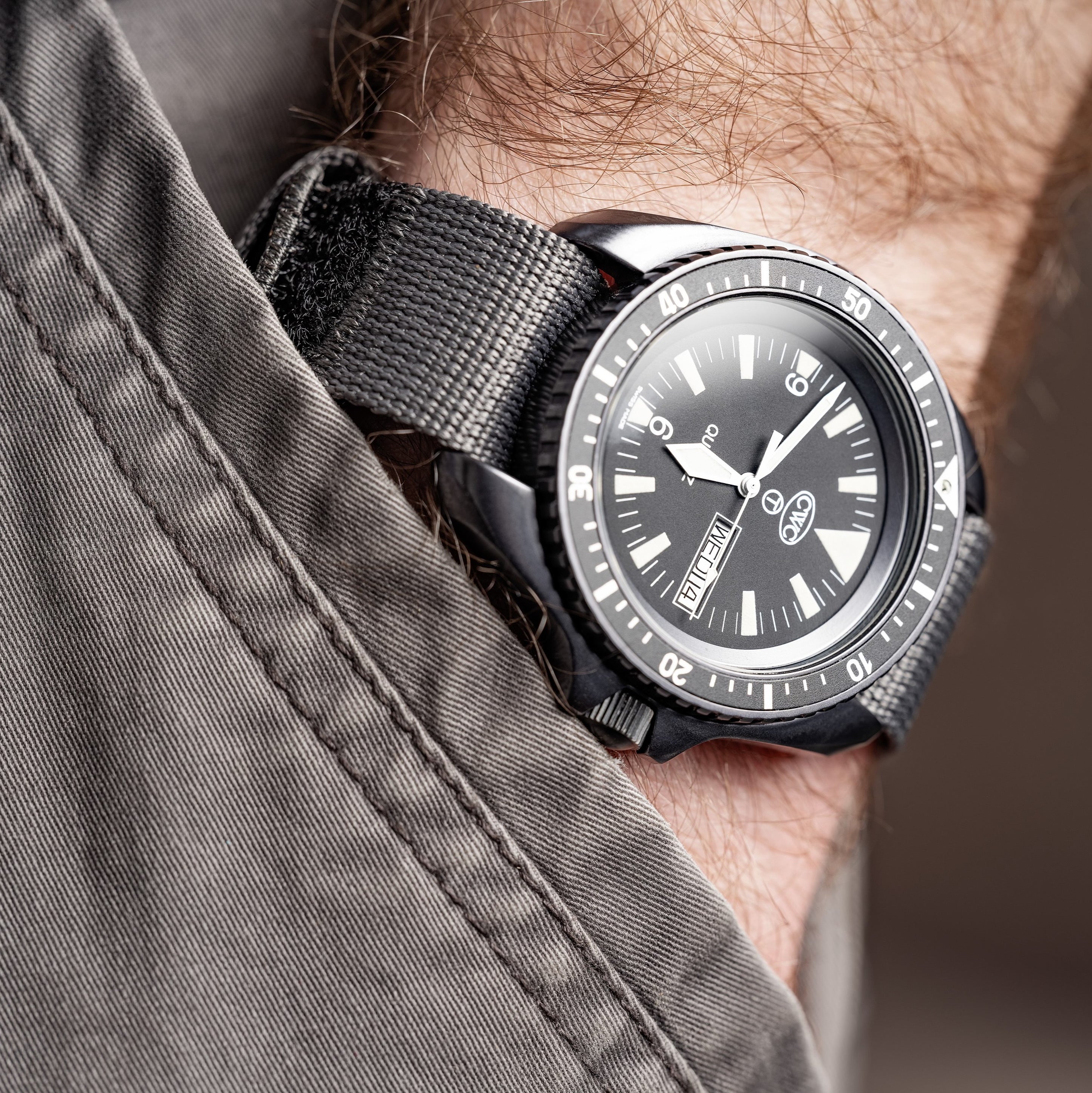 Glomar Explorer Hook And Loop Watch Strap – WOE